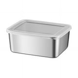 Stainless Steel Food Storage Container Set with Airtight Lids - Durable ...