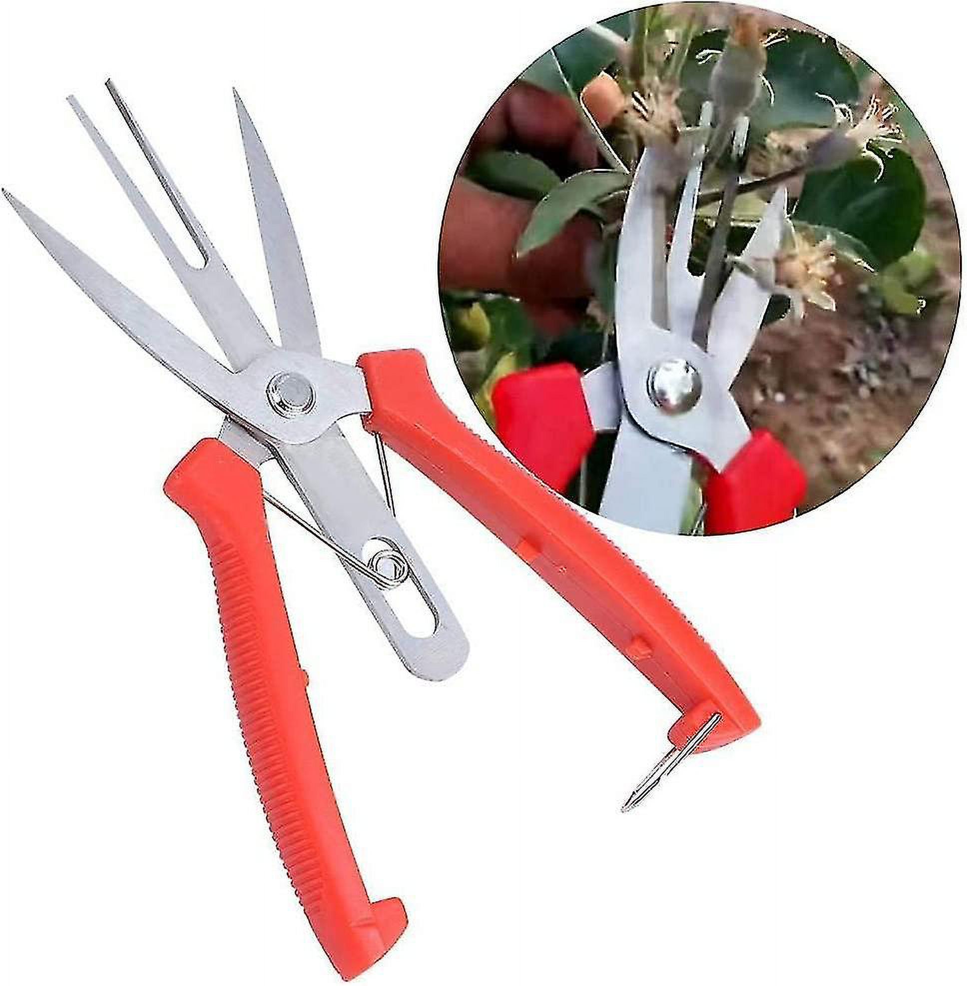 Stainless Steel Forge Apple Tree Pear Scissors Double Mouth Scissors Gardening Cutting Pruning ...