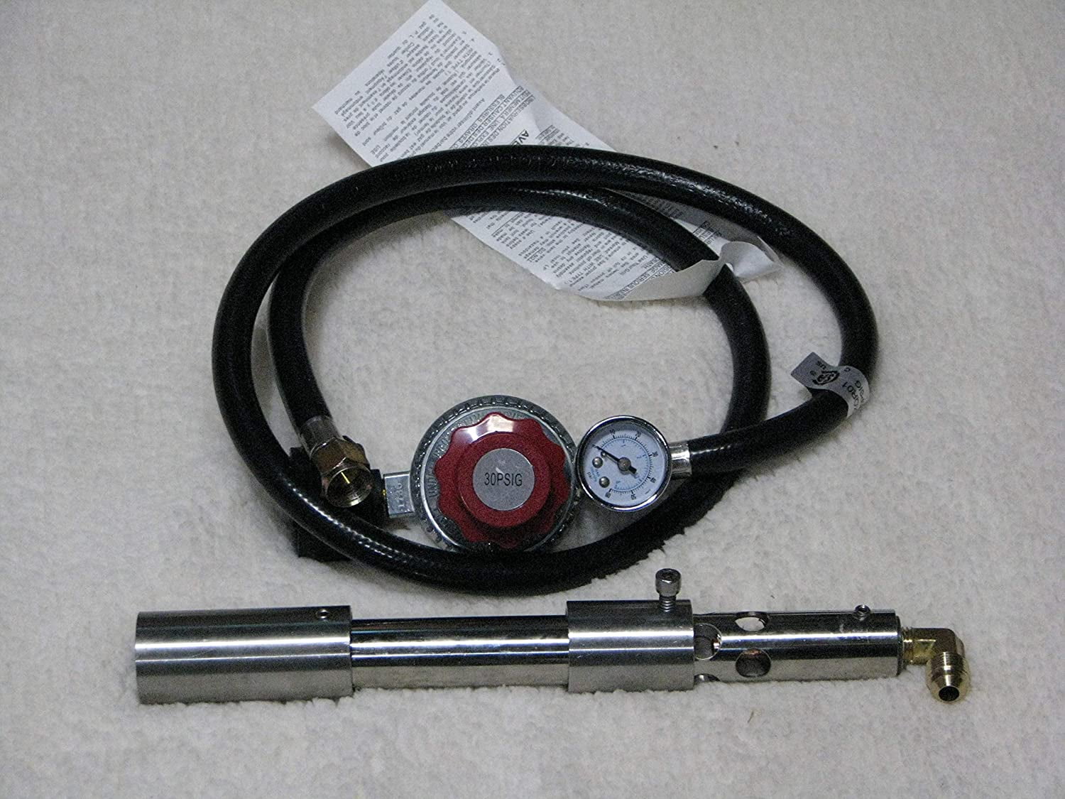 Stainless Steel Forge/Foundry Burner with Regulator and Gauge - Walmart.com