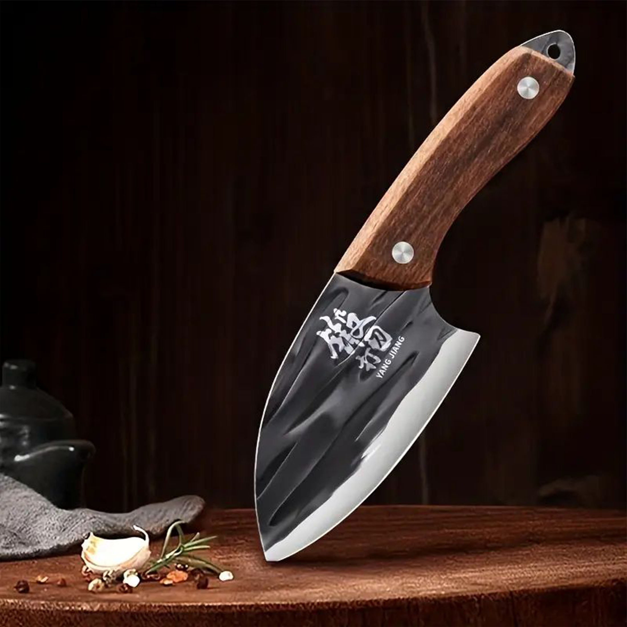 Stainless Steel Forged Fish Killing Knife, Small Meat Cutter, Slicing ...