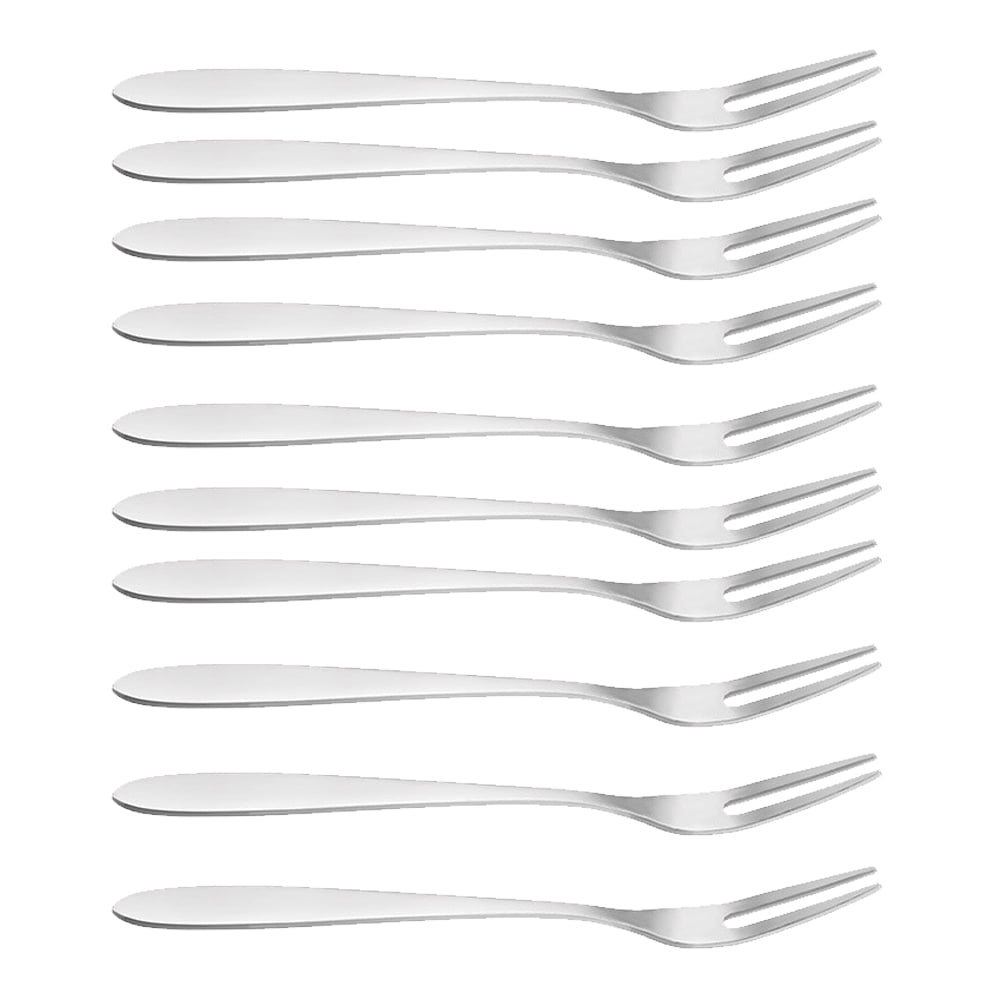 Stainless Steel Forks,Escargot Forks 2 Prong Tasting Appetizer Forks ...