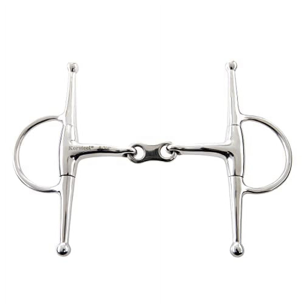 Stainless Steel French Link Full Cheek Snaffle Bit, 5" - Walmart.com