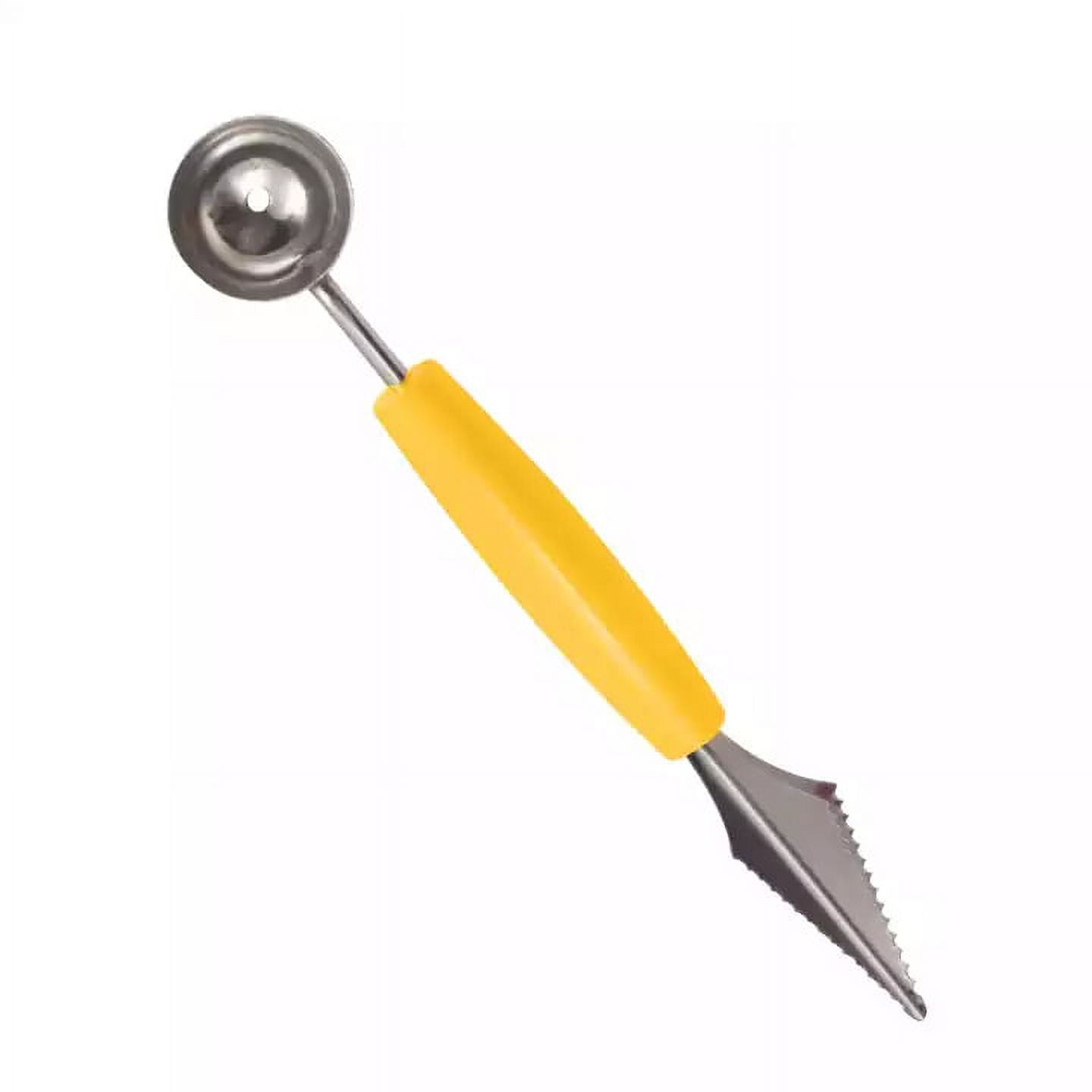 Stainless Steel Fruit Ball Spoon Dual-Head Carving Knives Fruit Kitchen ...