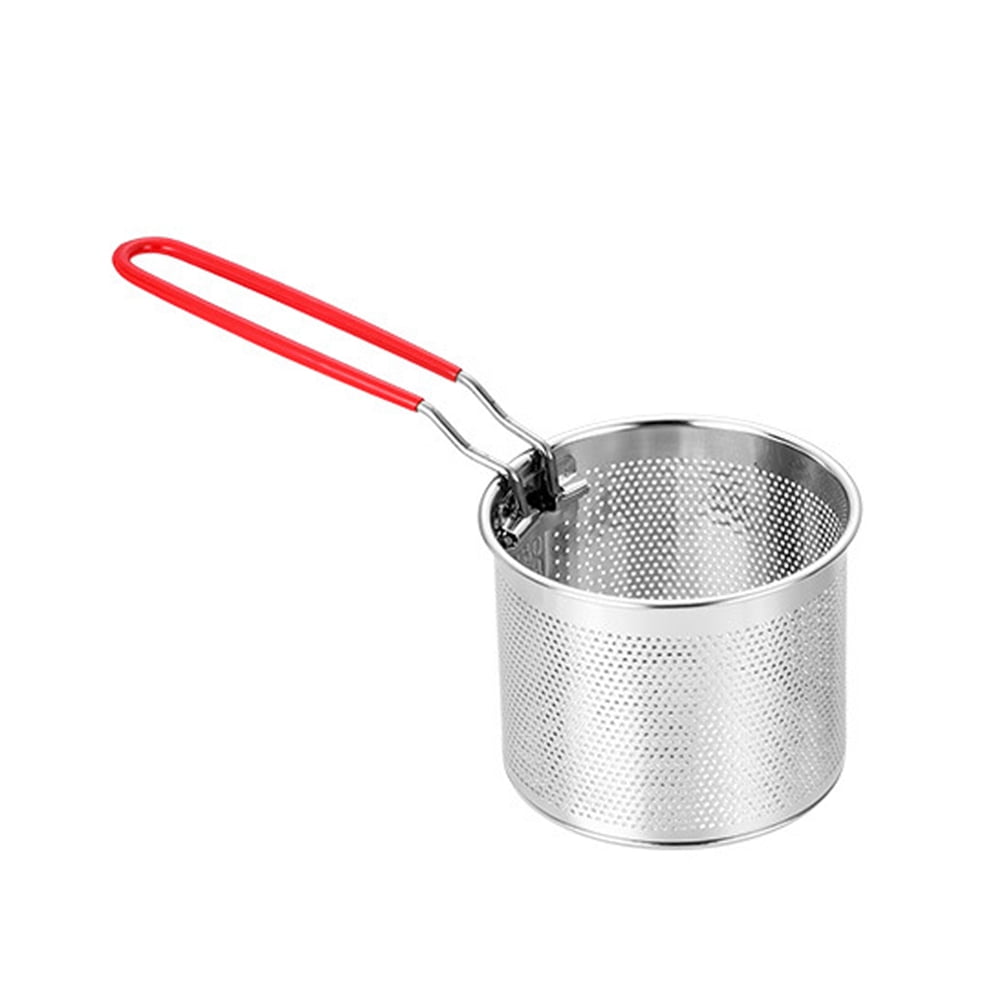 Stainless Steel Fry Basket Deep Frying Pot Baskets with Handle Food ...