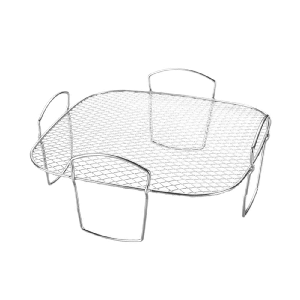 Stainless Steel Fryer Rack,3 Layer Multi Size Stackable Mesh Basket for ...