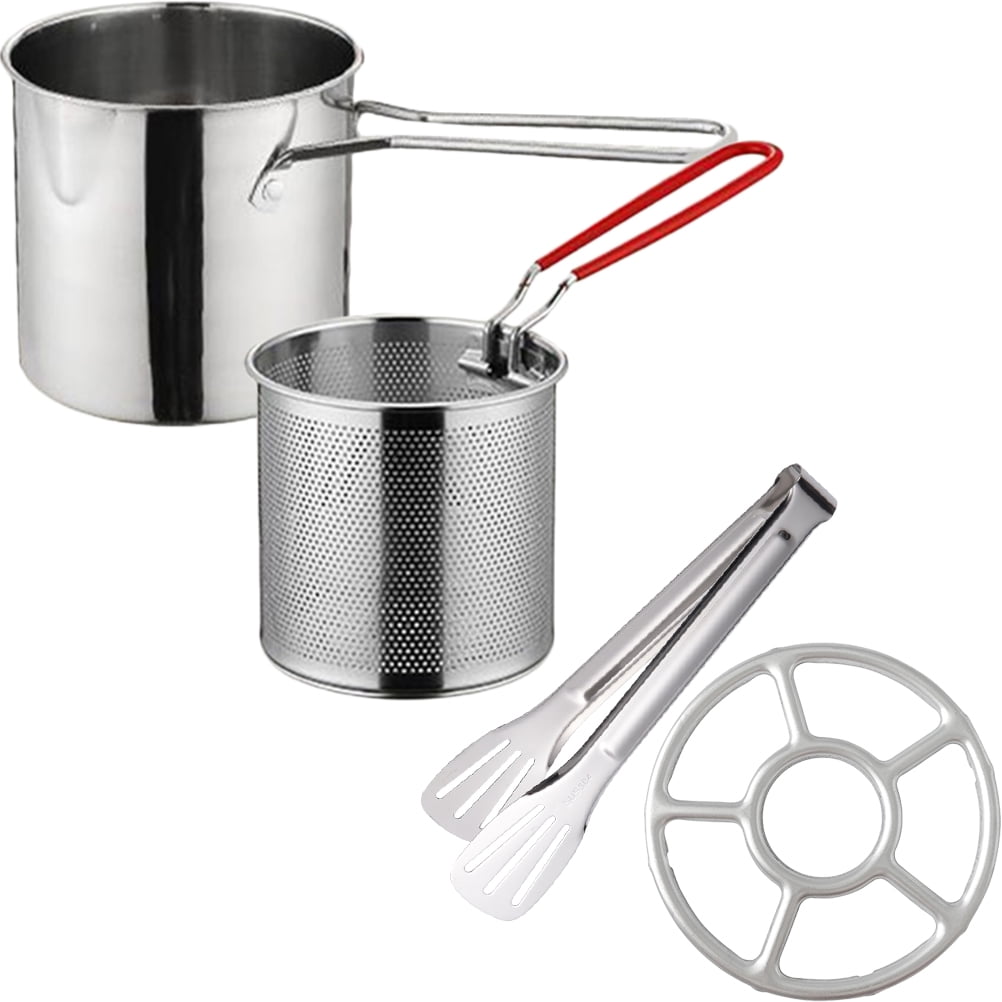 Stainless Steel Fryer Small Frying Basket Griddle French Fries Metal ...