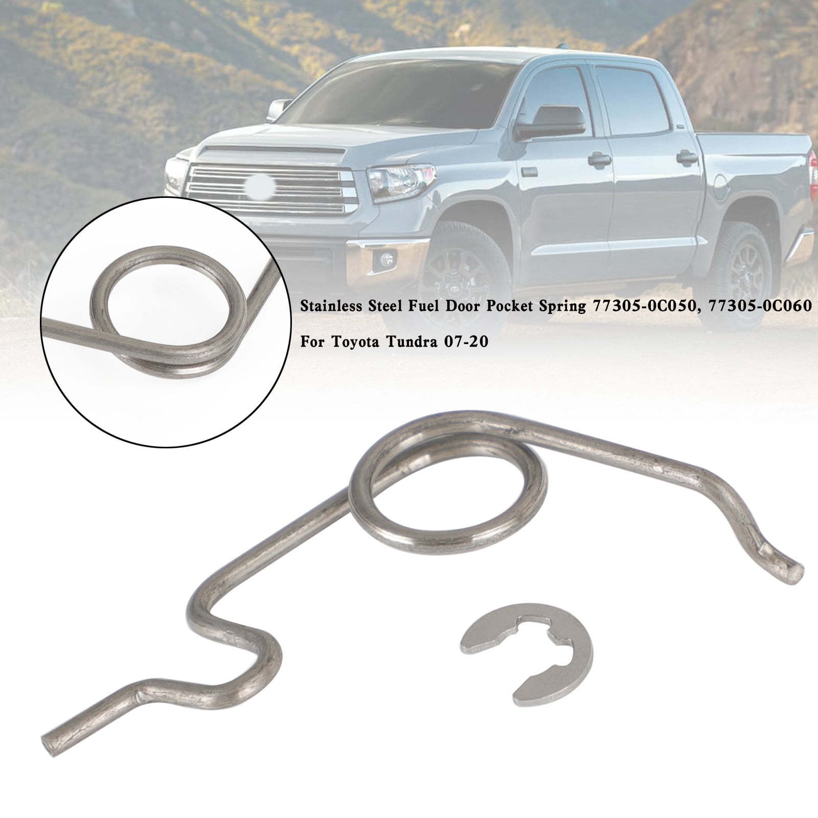 Stainless Steel Fuel Door Pocket Spring 77305-0C050/60 For Toyota ...