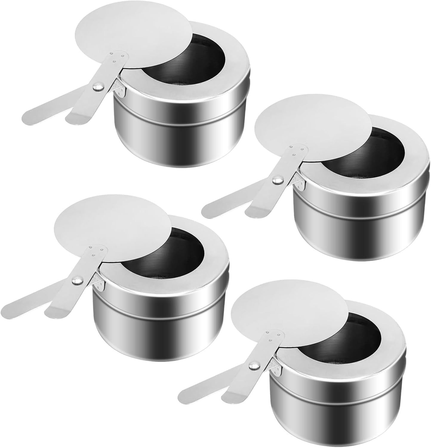 Stainless Steel Fuel Holder, Chafing Wick Fuel Holder with Cover ...