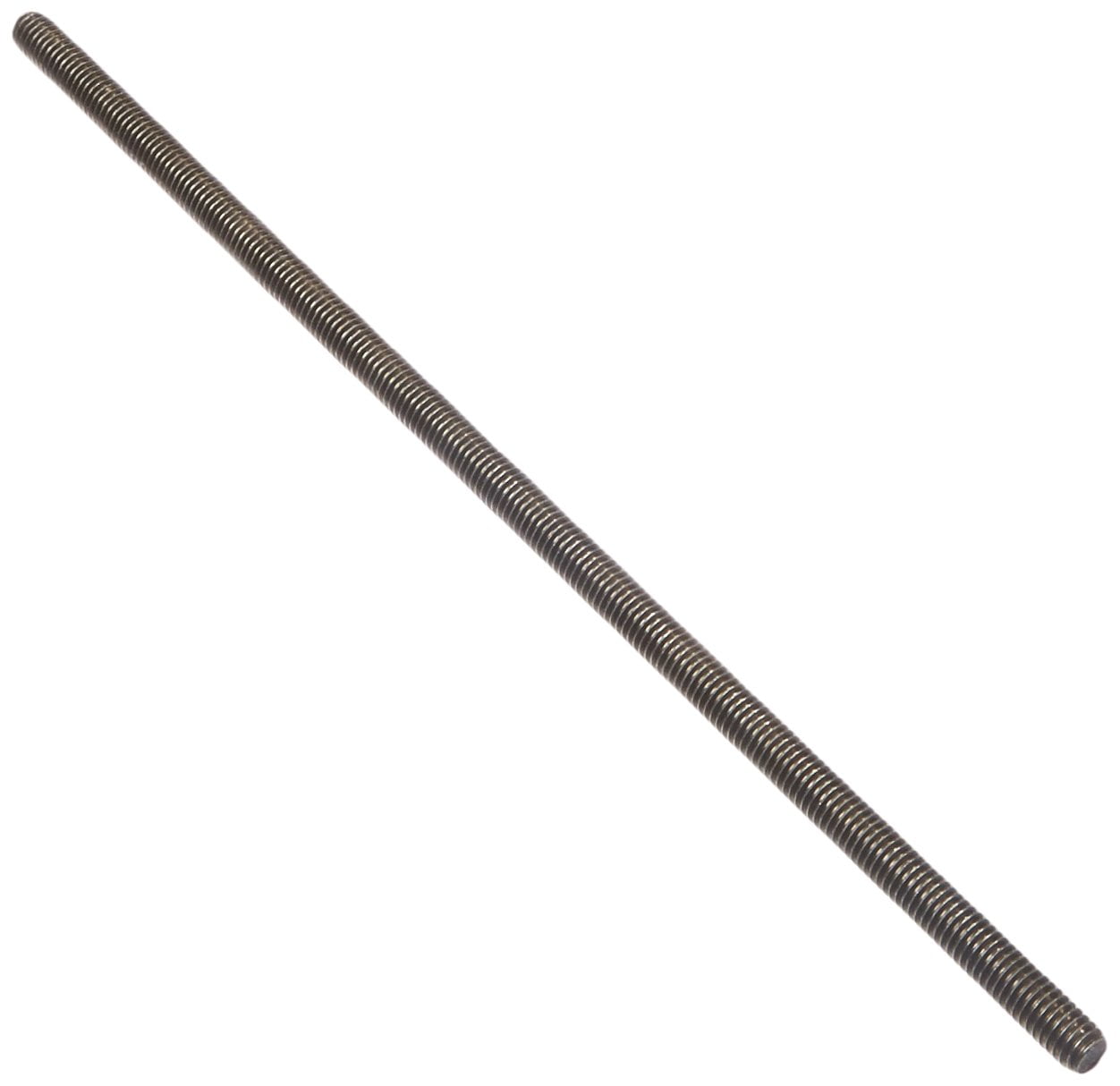 Stainless Steel Fully Threaded Rod, 3/8"-16 Thread Size, 12" Length ...