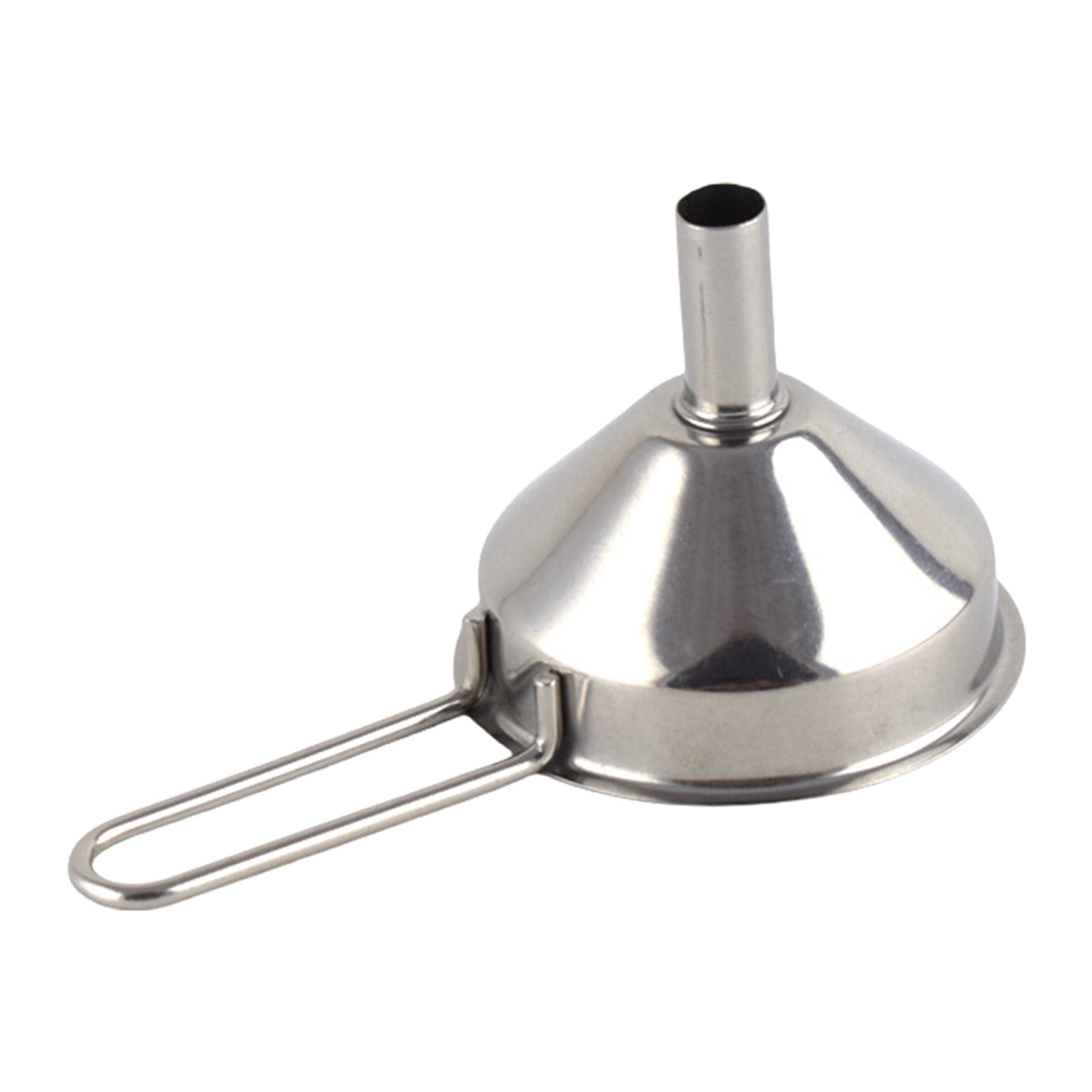 Stainless Steel Funnel with Comfortable Grip Handle Small Pour Oil ...