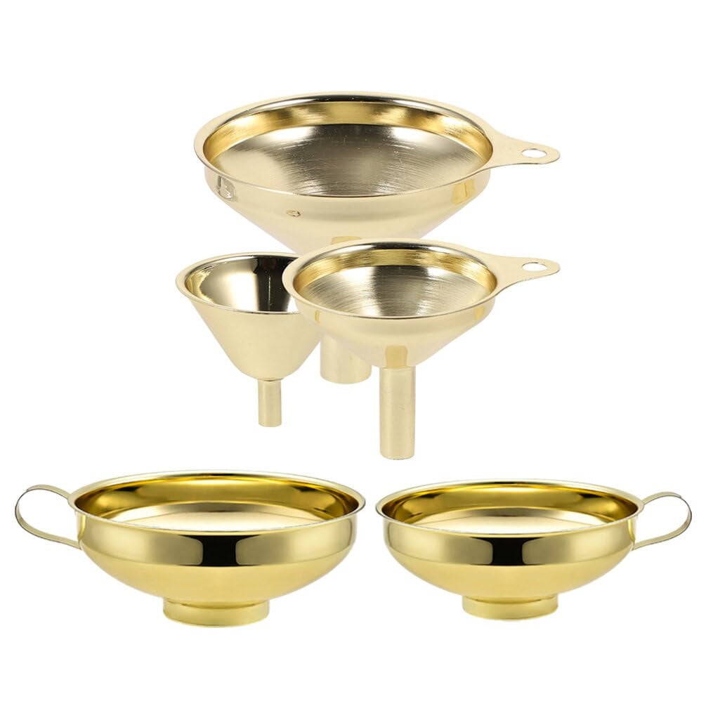 Stainless Steel Funnels, 5pcs Mini Filling Kitchen Funnel Small Kitchen ...