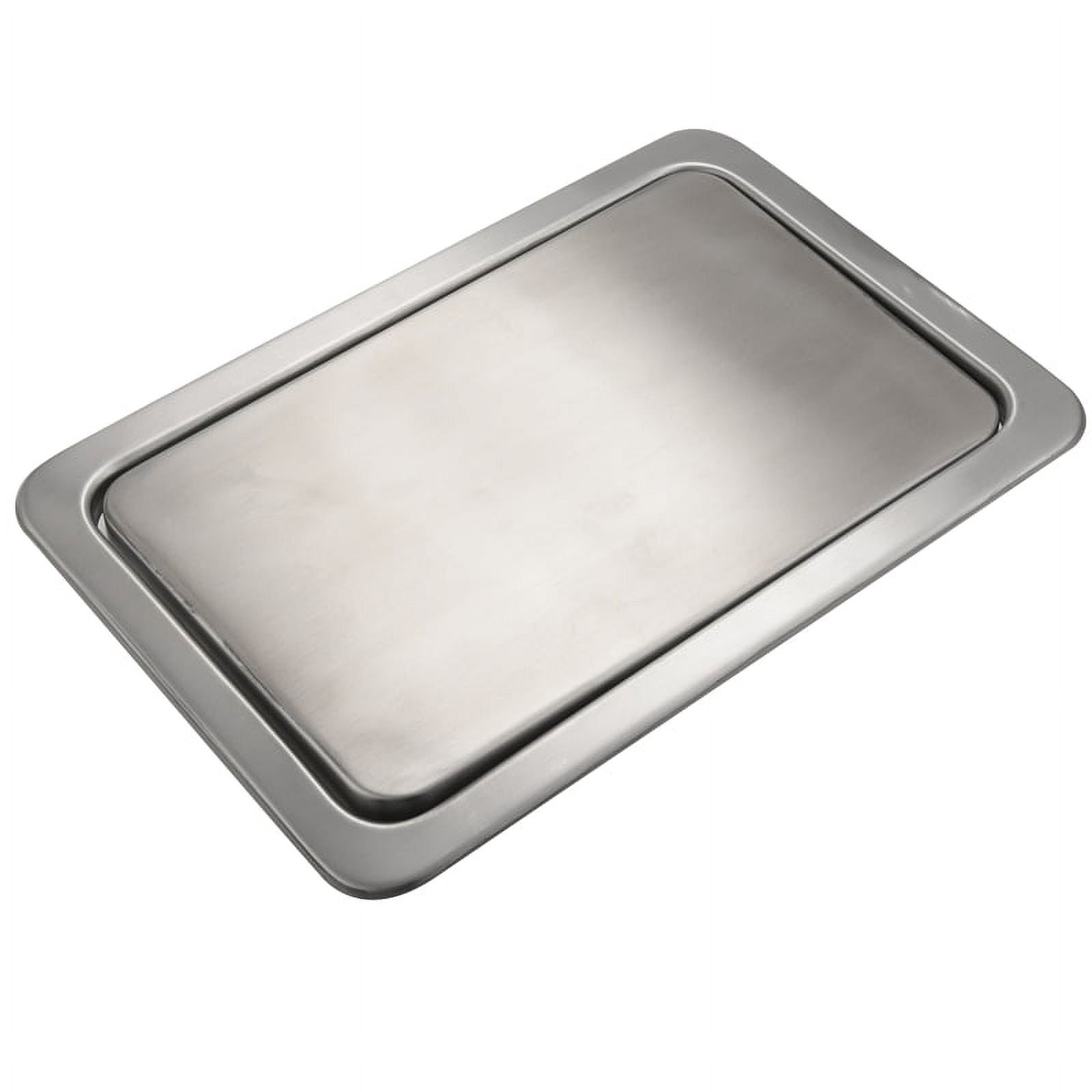 Stainless Steel Garbage Flap Lid Trash Bin Cover Flush Built-in Balance ...