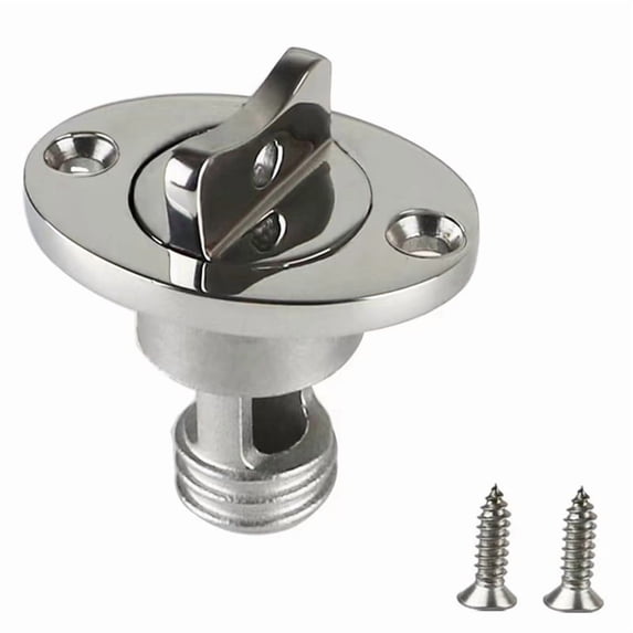 Stainless Steel Garboard Drain Plug Screw Type Transom Bung for Boat ...