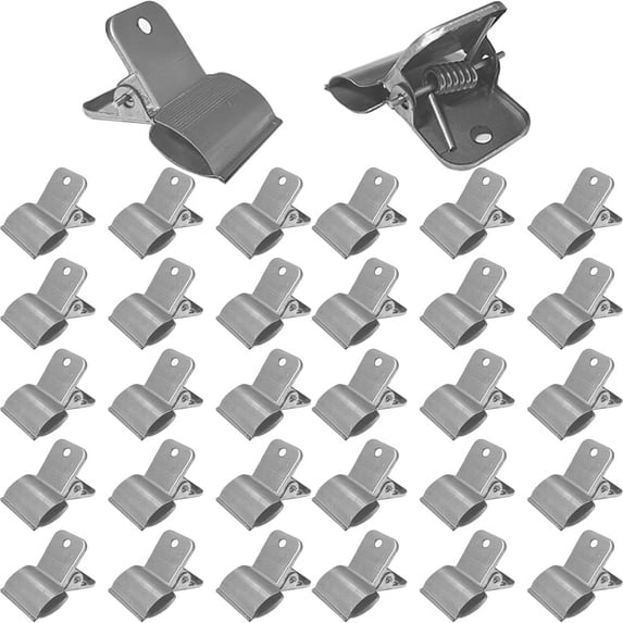 Stainless Steel Garden Clips Extra Wide Strong Fixing For PVC Pipes ...