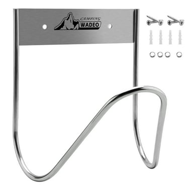 Garden Hose Holder Wall Mount Sturdy Metal Water Hose Hanger Rack ...