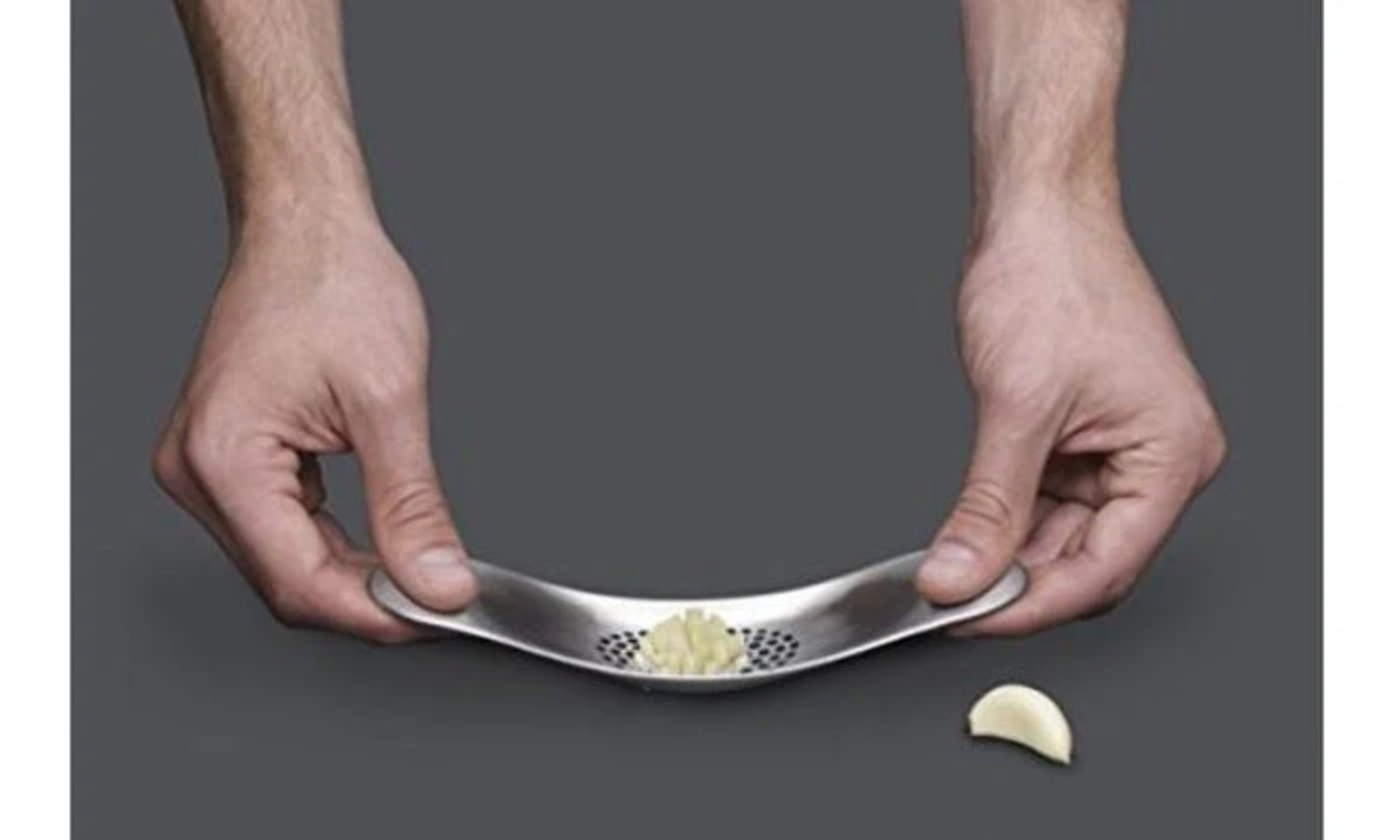 Stainless Steel Garlic Rocker Crusher Mincer Press Dishwasher Safe ...