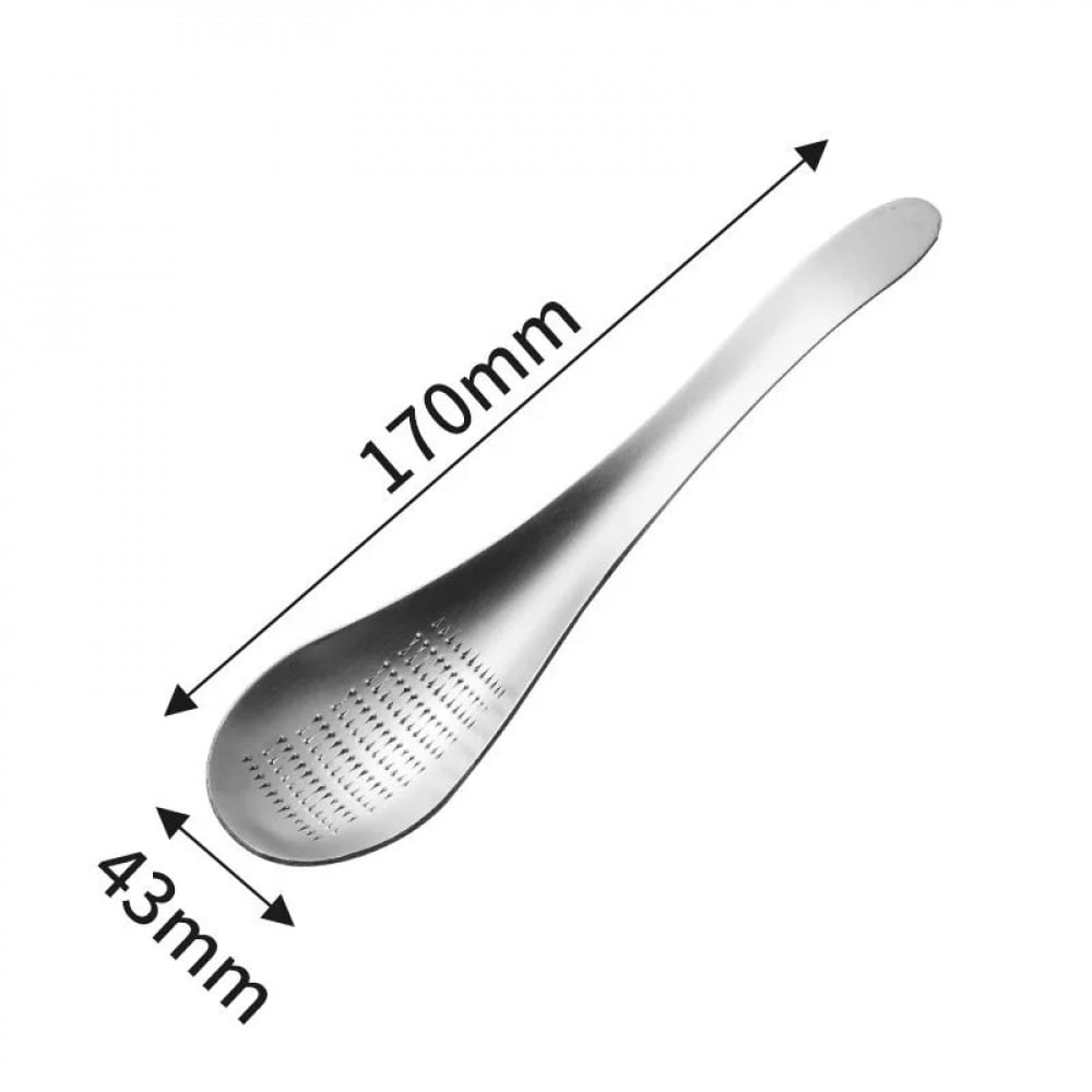 Stainless Steel Ginger Grater Spoon Garlic Ginger Spoons Versatile ...