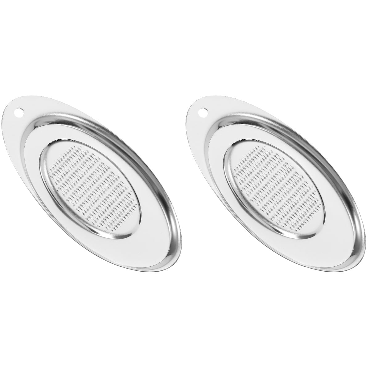 Stainless Steel Ginger Grinder 2 PCS Reusable Metal Grater Portable ...