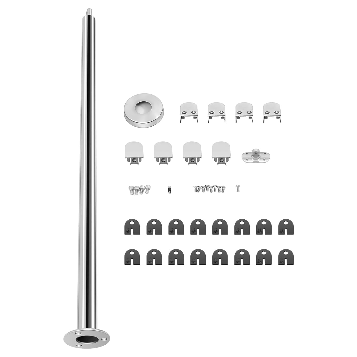 Stainless Steel Glass Clamp Glass Balustrade Railing Post Glass Panels ...