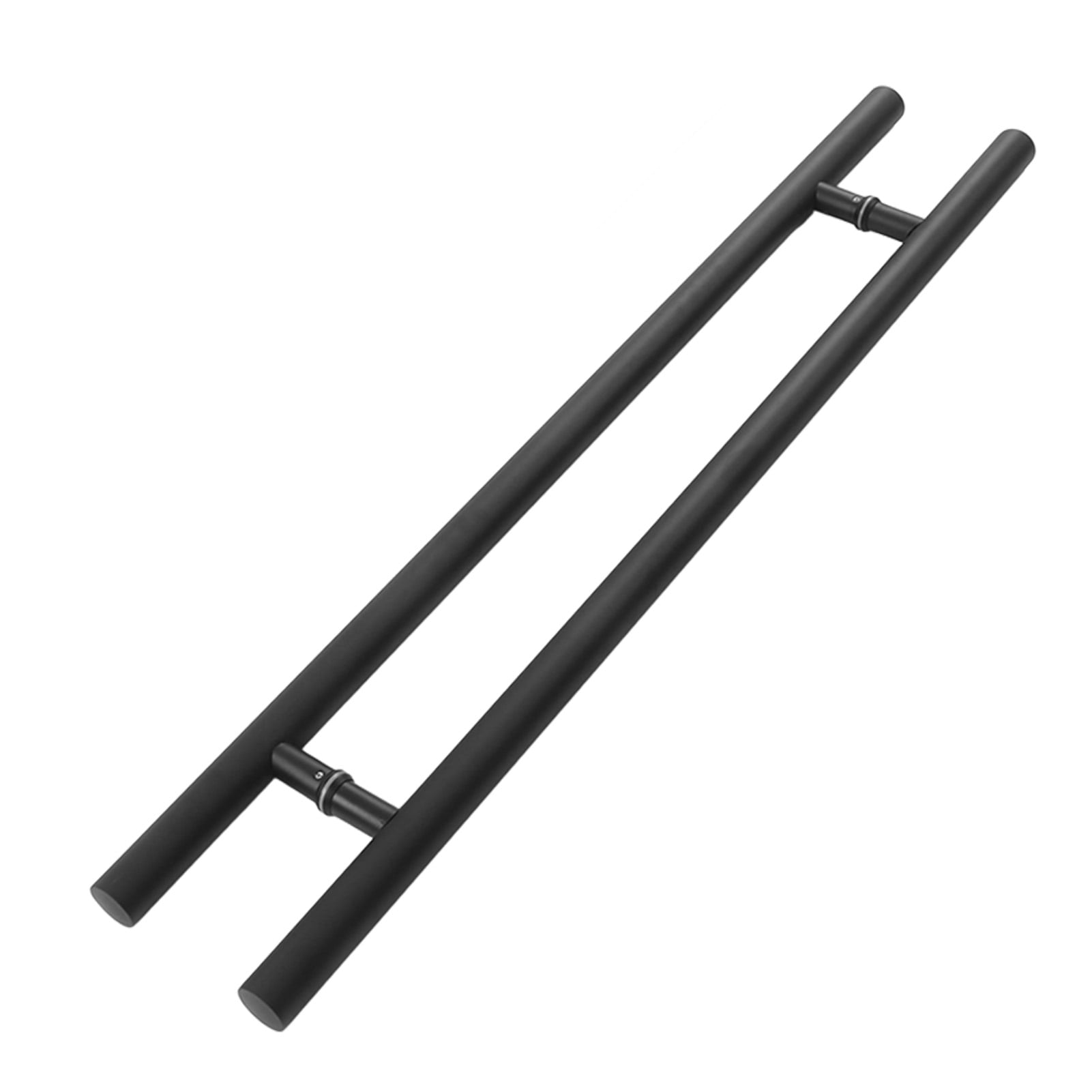 Stainless Steel Glass Door Handle Black Ergonomic Design Interior ...