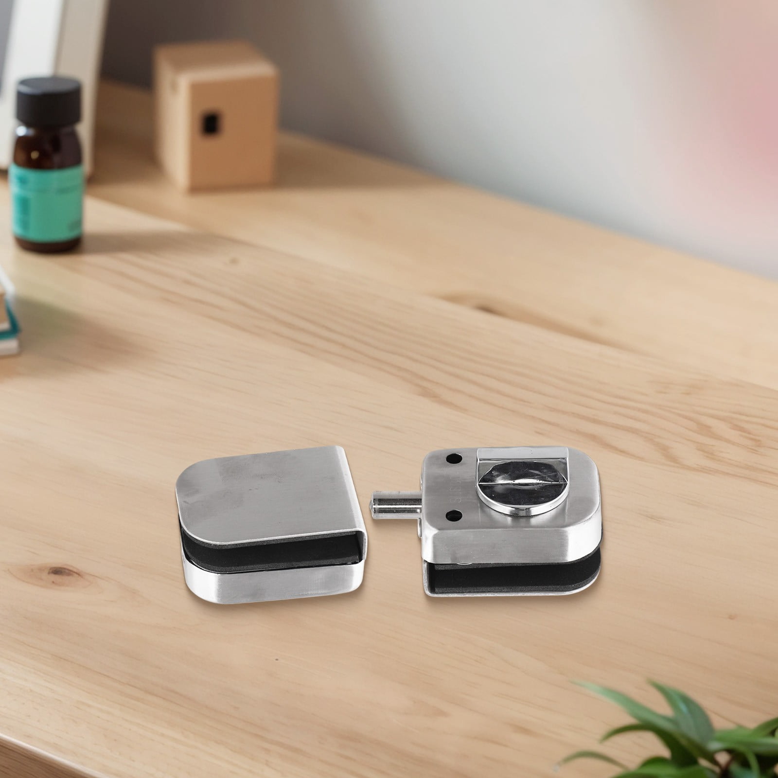 Stainless Steel Glass Door Lock Bolt Latch For Double Glass Door ...