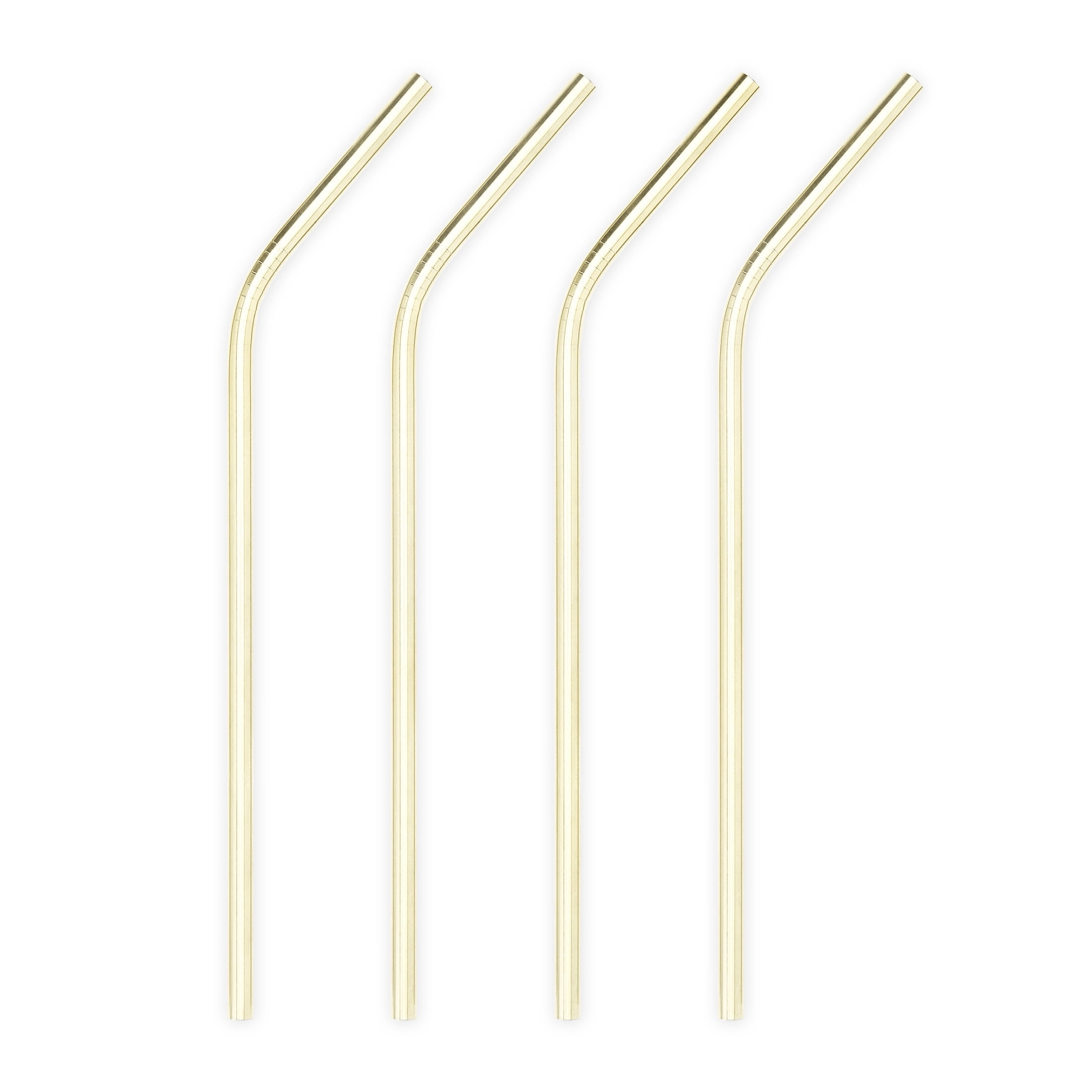 Stainless Steel Gold Cocktail Straws by Viski® - Walmart.com