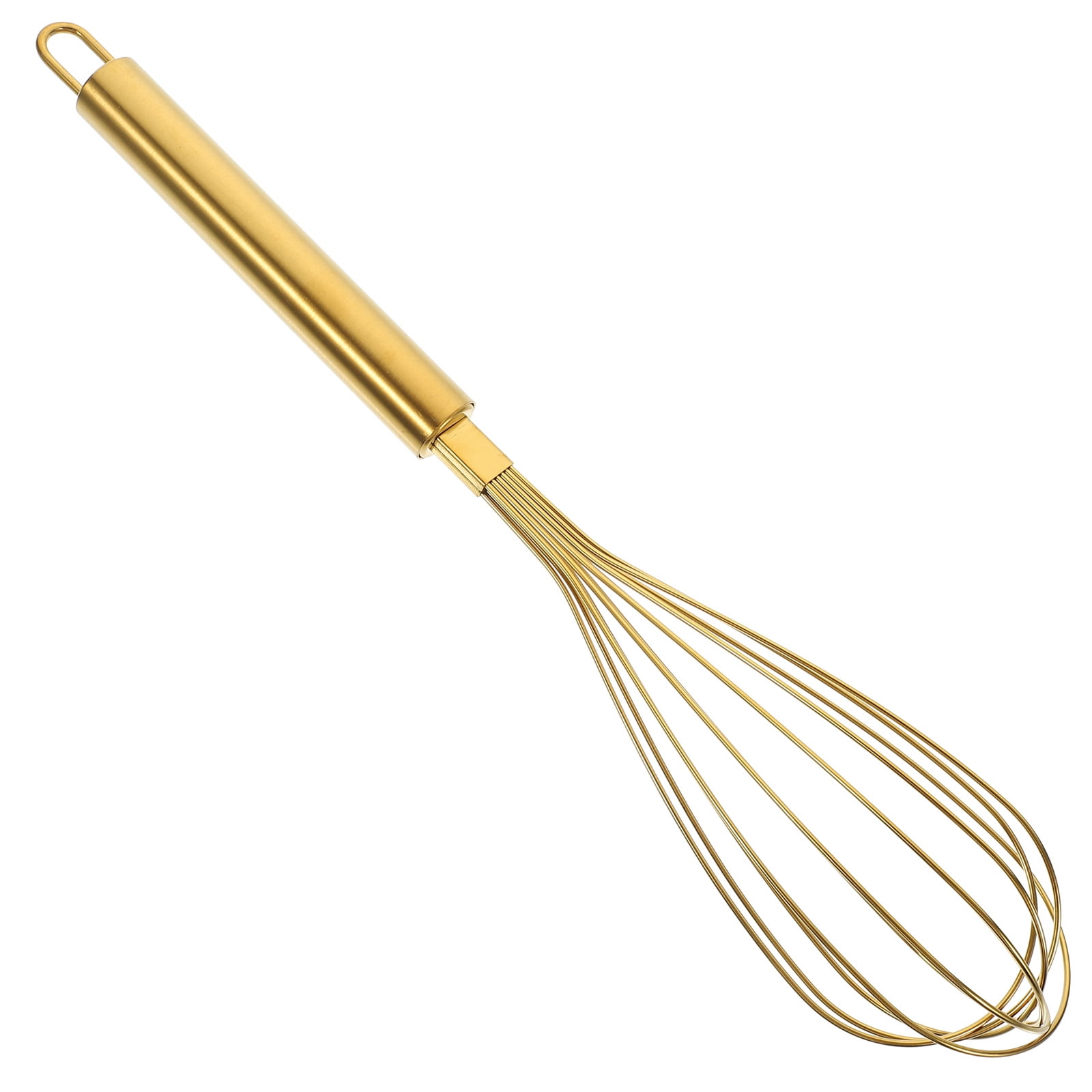 Stainless Steel Golden Manual Egg Tool Beating Whisk Kitchen Utensil ...
