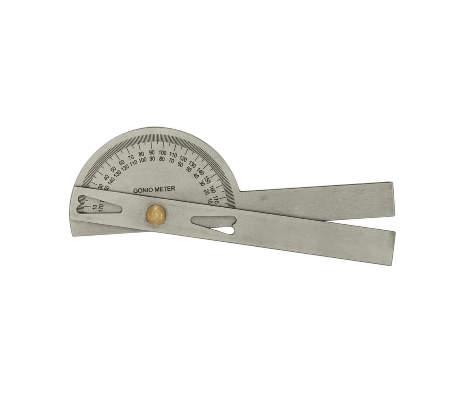 Stainless Steel Goniometer 180° – Precision Measuring Tool with 0–180 ...