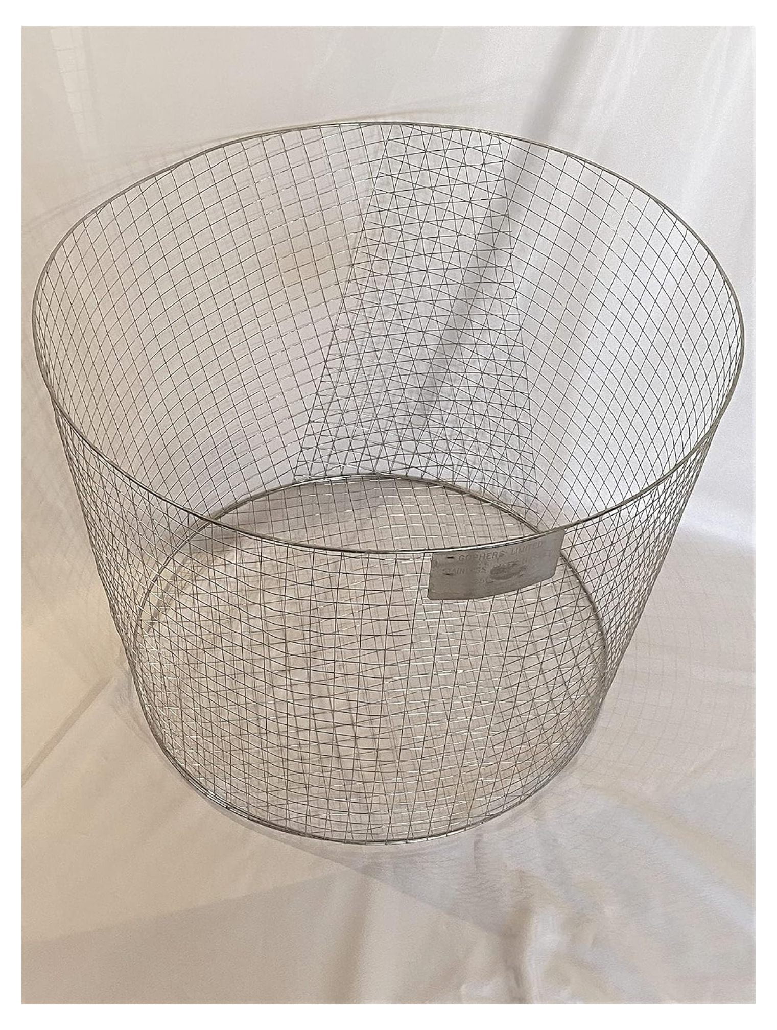 Stainless Steel Gopher Basket - 25 Gallon Size - Case of 3 by Exlonjet ...