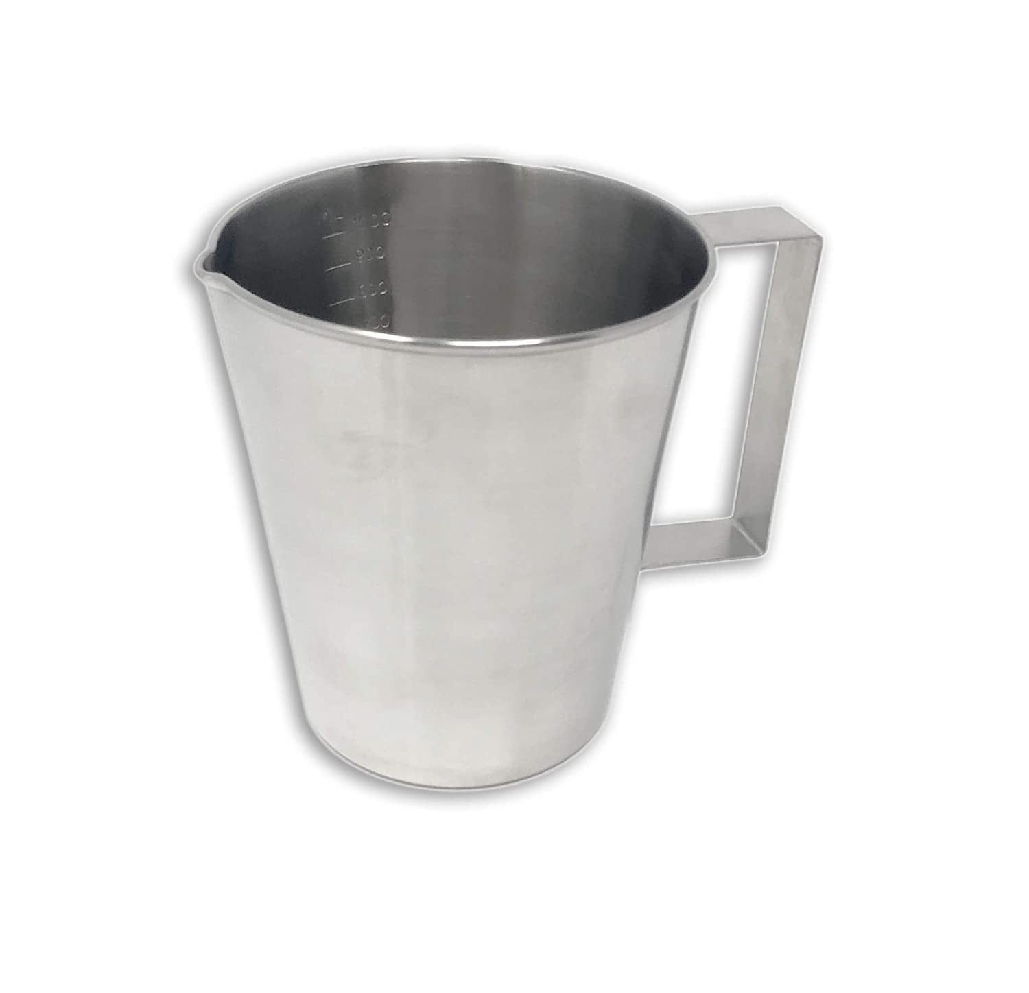Stainless Steel Graduated Lab Beakers with Handles, 1000mL - Walmart.com