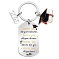 Stainless Steel Graduation Cap Keychain Bag Decoration For 2026 ...