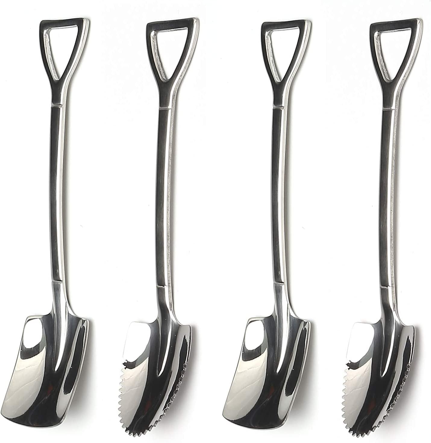 Stainless Steel Grapefruit Citrus Spoons Metal Tea Coffee Sugar Spoon ...