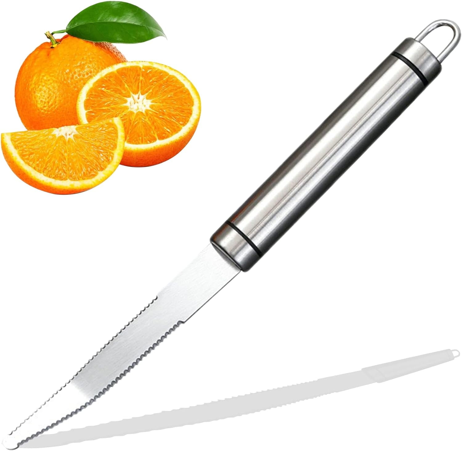 Stainless Steel Grapefruit Knife Serrated Knife for Fruit with Angled ...