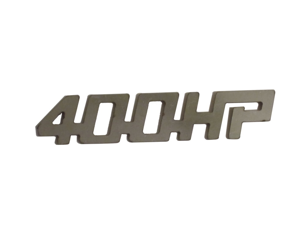 Stainless Steel Graphic Logo Emblem 2Pc Fits Universal Decal SGR11003 ...