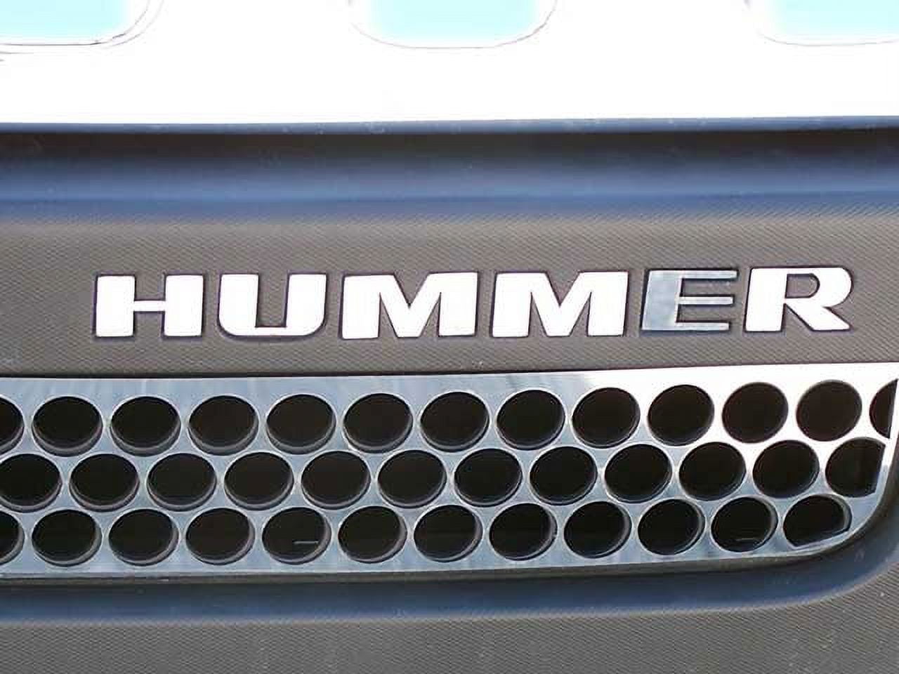 Stainless Steel Graphic/Logo/emblem 6Pc Fits 2006-2009 Hummer H3 ...