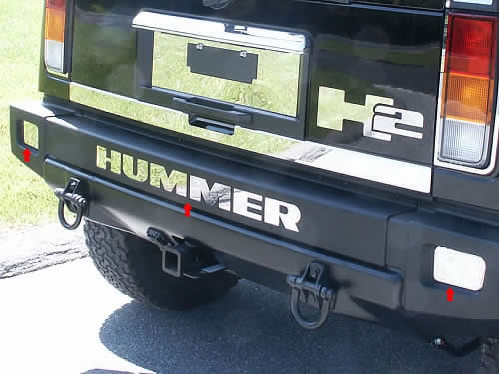 Stainless Steel Graphic/Logo/emblem 8Pc Fits 2003-2009 Hummer H2 ...