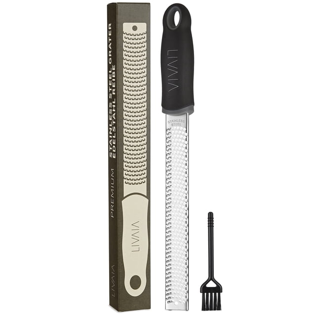 Stainless Steel Grater With Handle: Parmesan Cheese Grater With Non ...