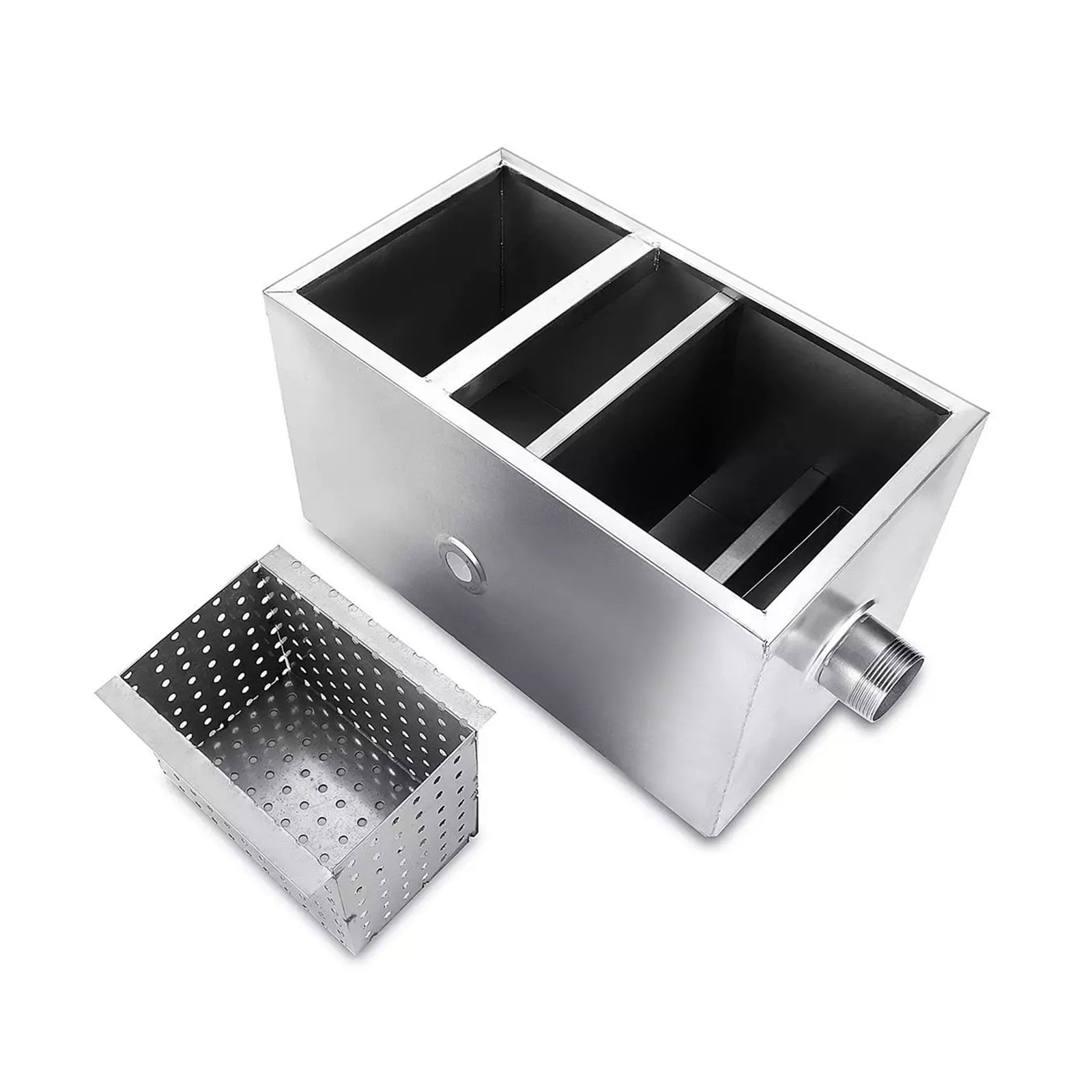 Stainless Steel Grease Interceptor Grease Trap Water Oil Kitchen Waste ...