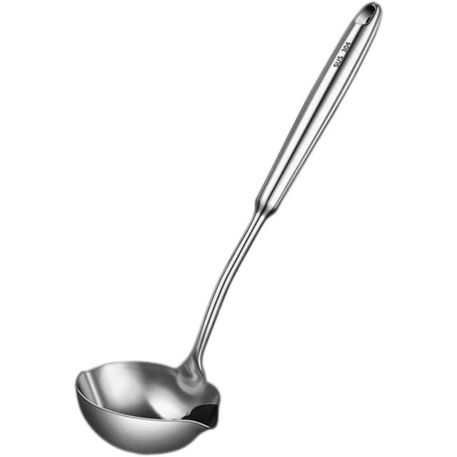 Stainless Steel Grease Spoon Fat Separator Filter Oil- Separated Spoon ...