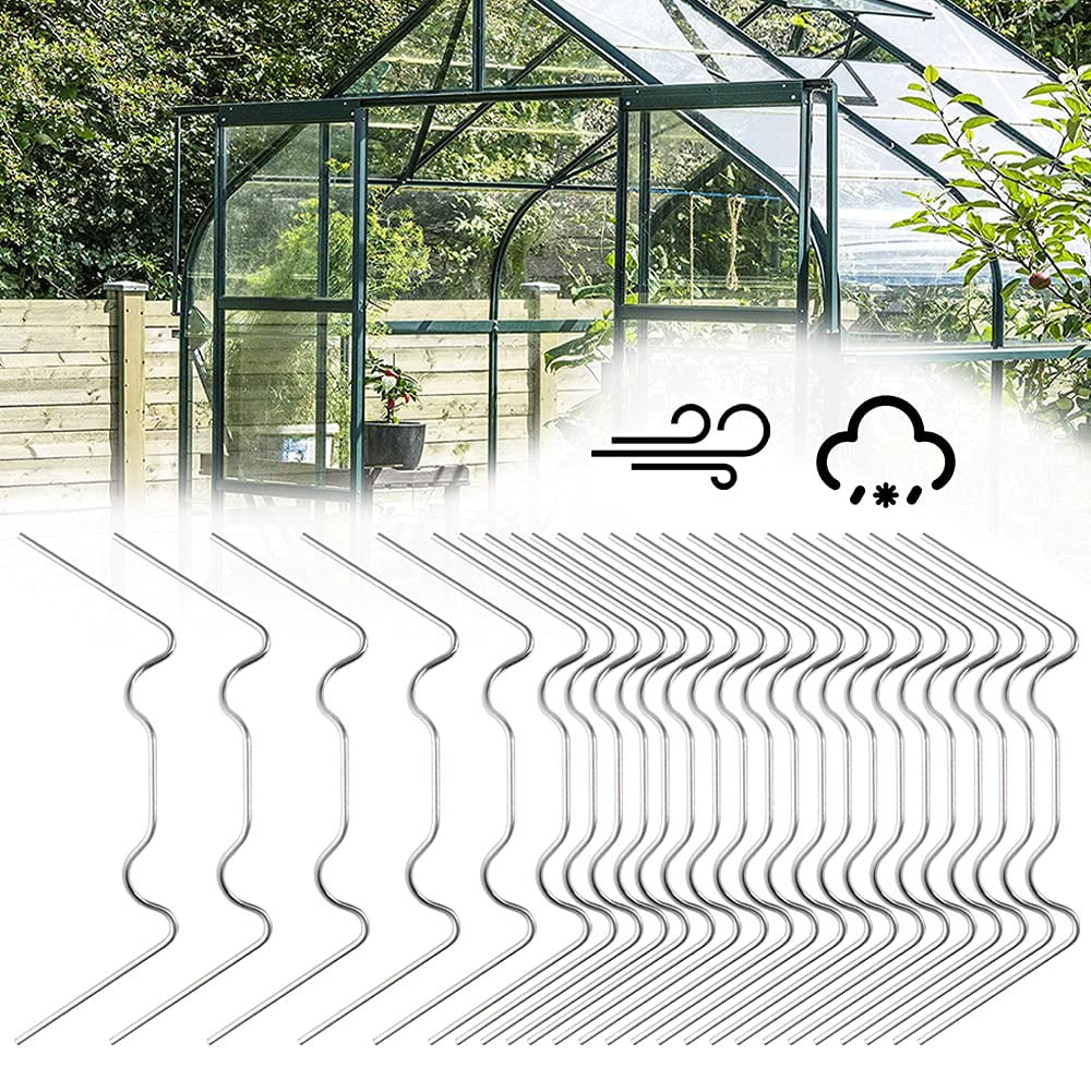 Stainless Steel Greenhouse Clips, Wind Protection & Polycarbonate ...