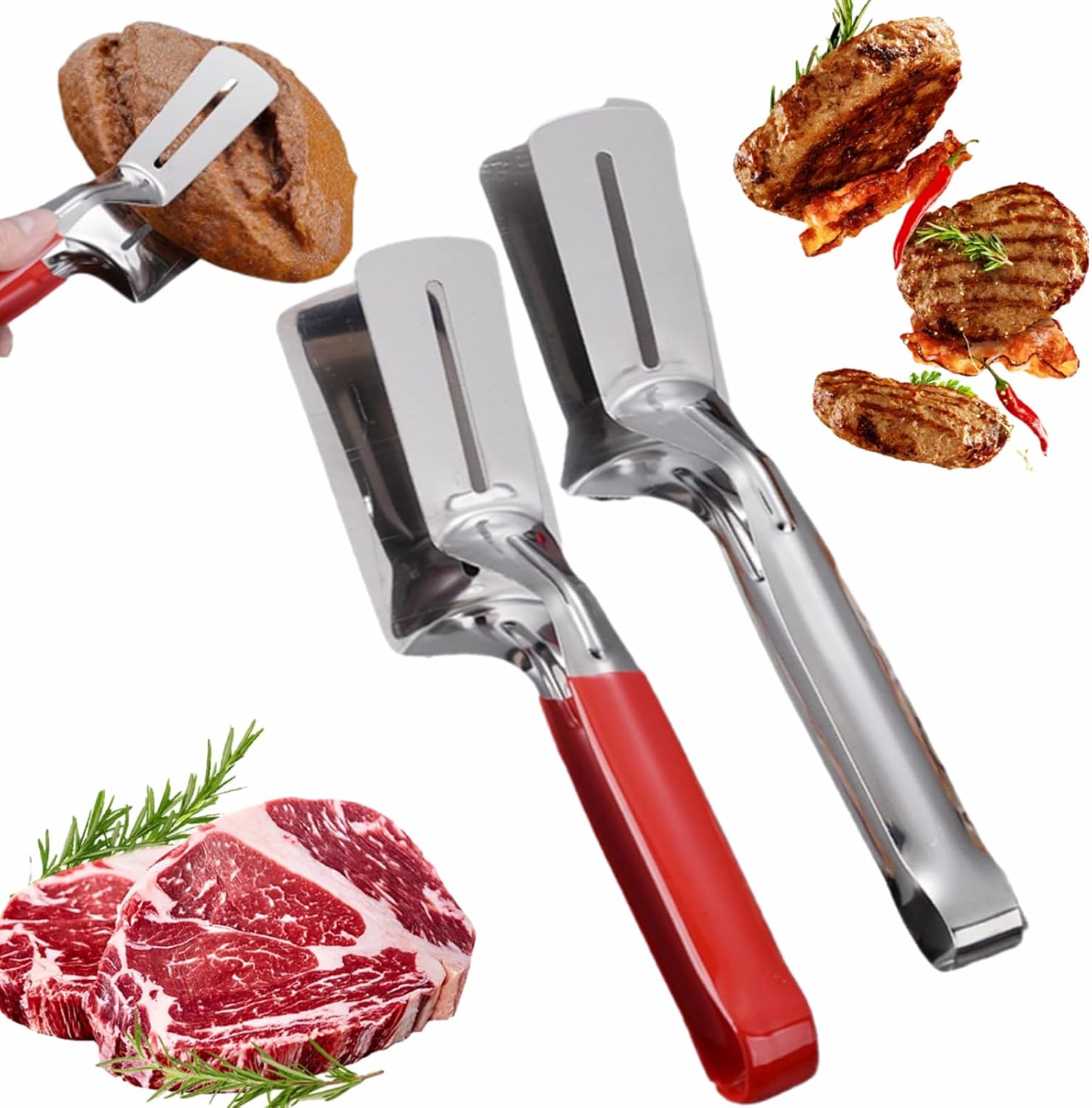 Stainless Steel Grill Clamp,2026 New Multi-Functional Stainless Steel ...