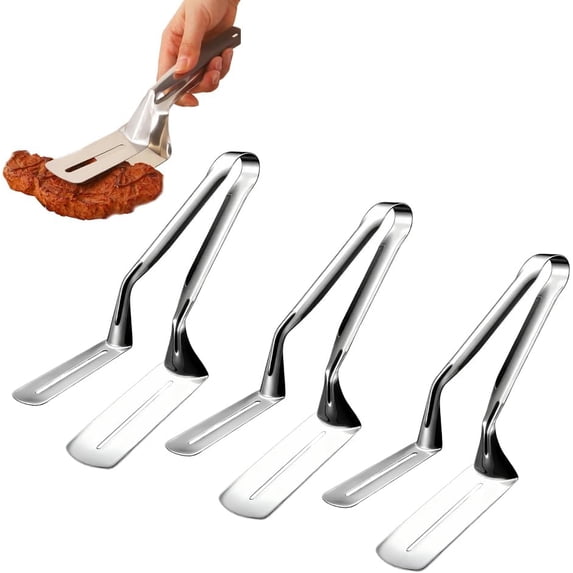 Stainless Steel Grill Clamp, 2026 Upgraded Anti-Scald Extended Handle ...