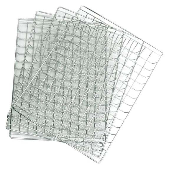 Stainless Steel Grill Racks 4-Pack - Roasting, Cooling & Jerky Rack Set ...
