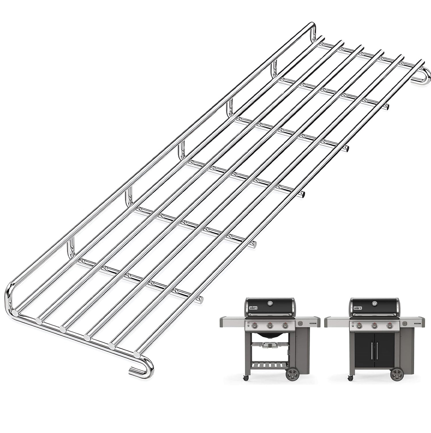 Stainless Steel Grill Warming Rack for Weber Genesis II 300 Grills ...