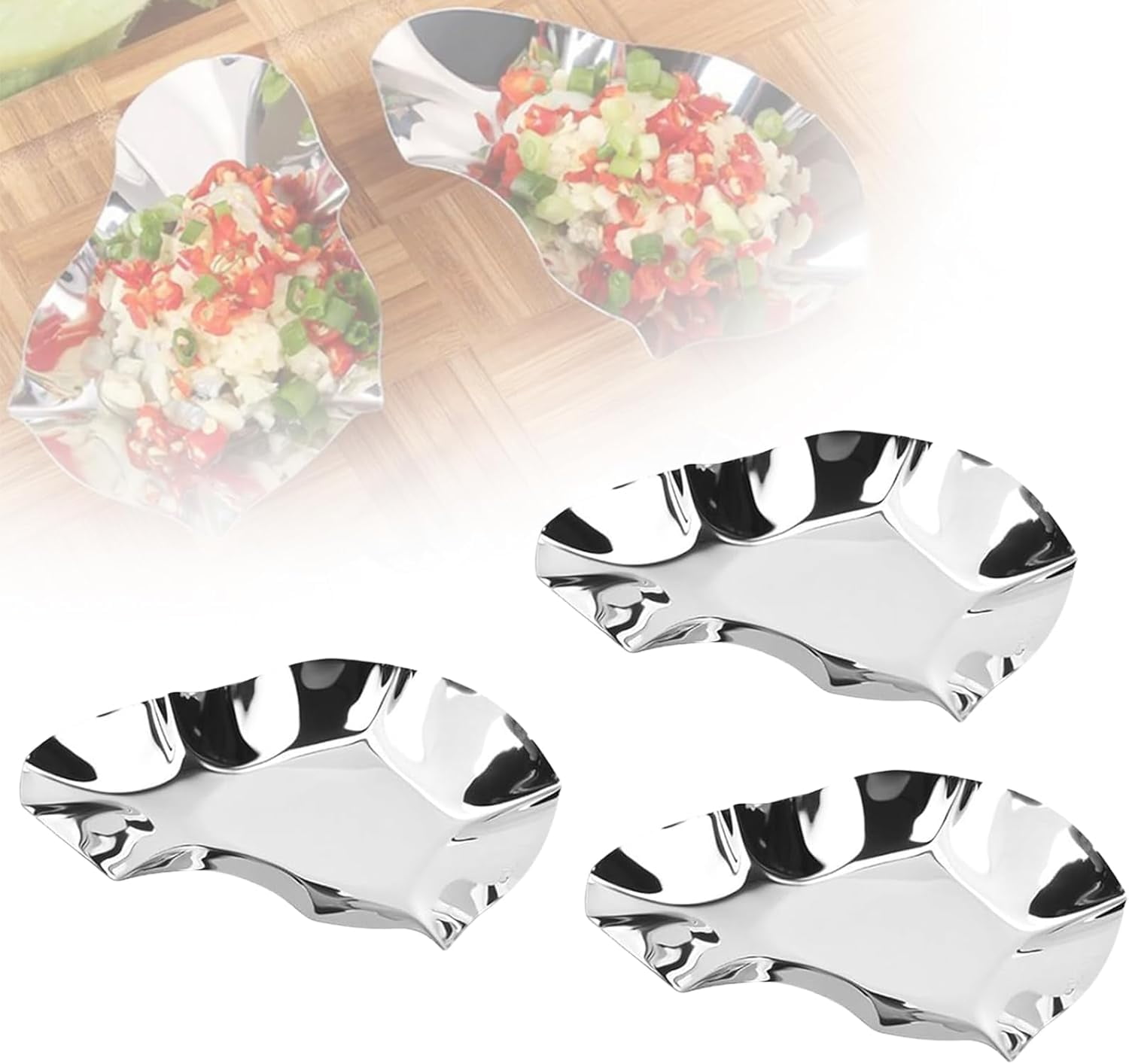 Stainless Steel Grillable Oyster Shells, 2025 New Stainless Steel Oysters Grilling Pan ...