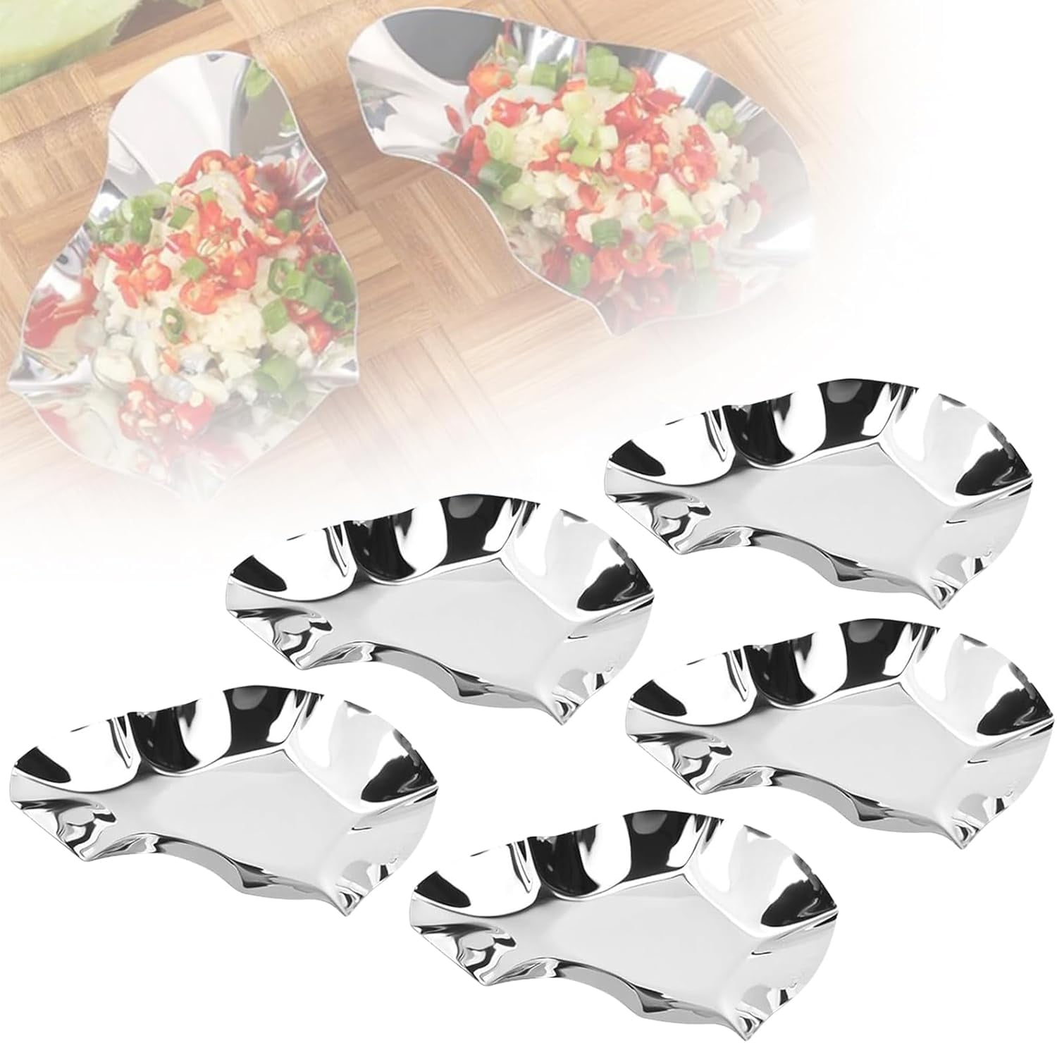 Stainless Steel Grillable Oyster Shells, 2025 New Stainless Steel ...