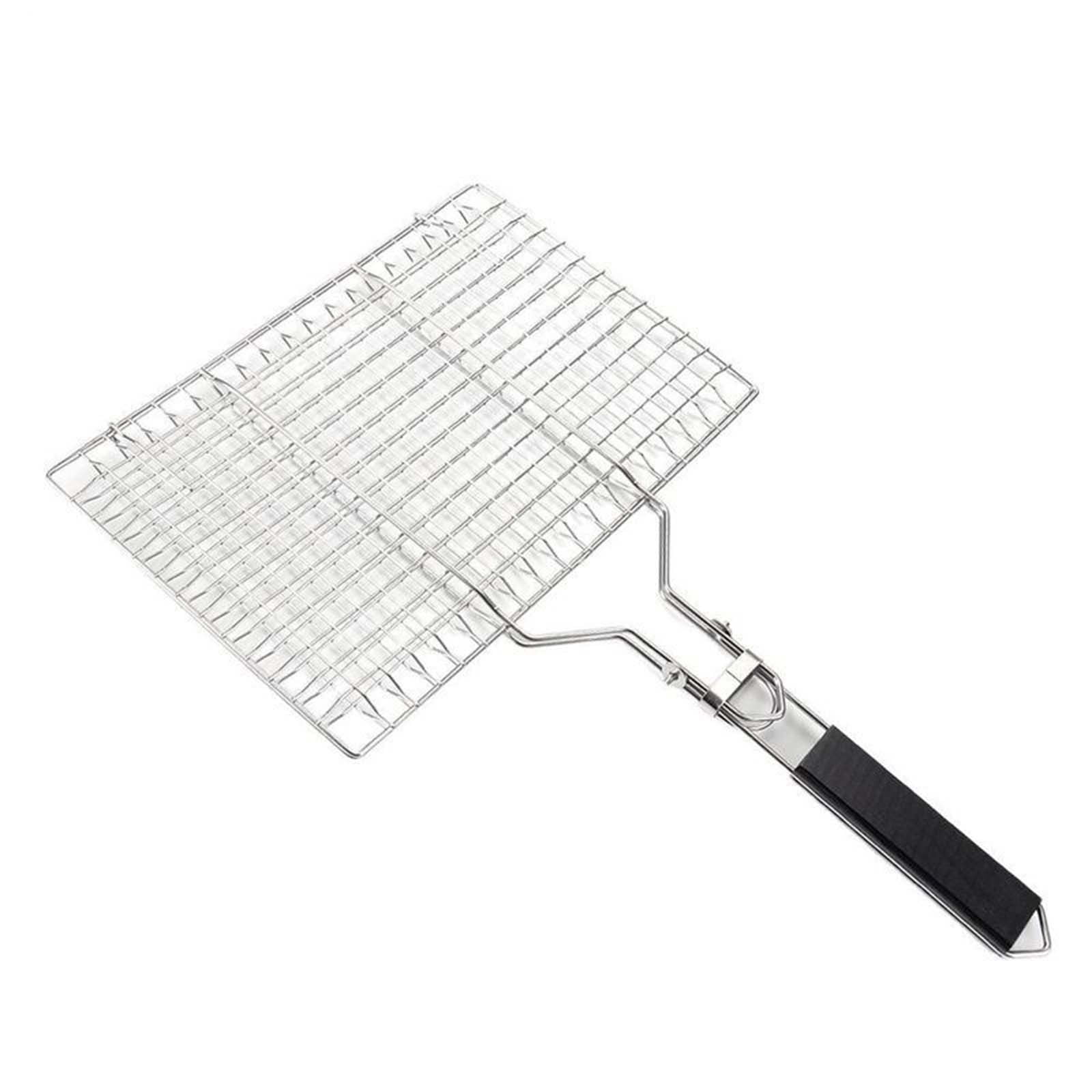 Stainless Steel Grilled Fish Grill Large Grill BBQ Grill Foldable ...