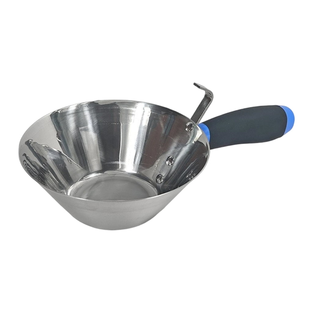 Stainless Steel Gypsum Cement Mixing Bowl With Ergonomic Handle And ...