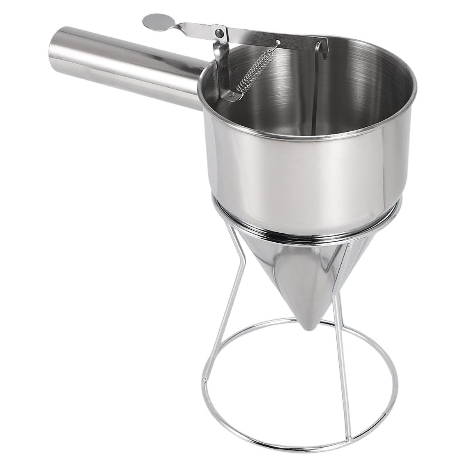 Stainless Steel Hand-Held Funnel Dispenser Octopus Pellets Tool Mixing ...