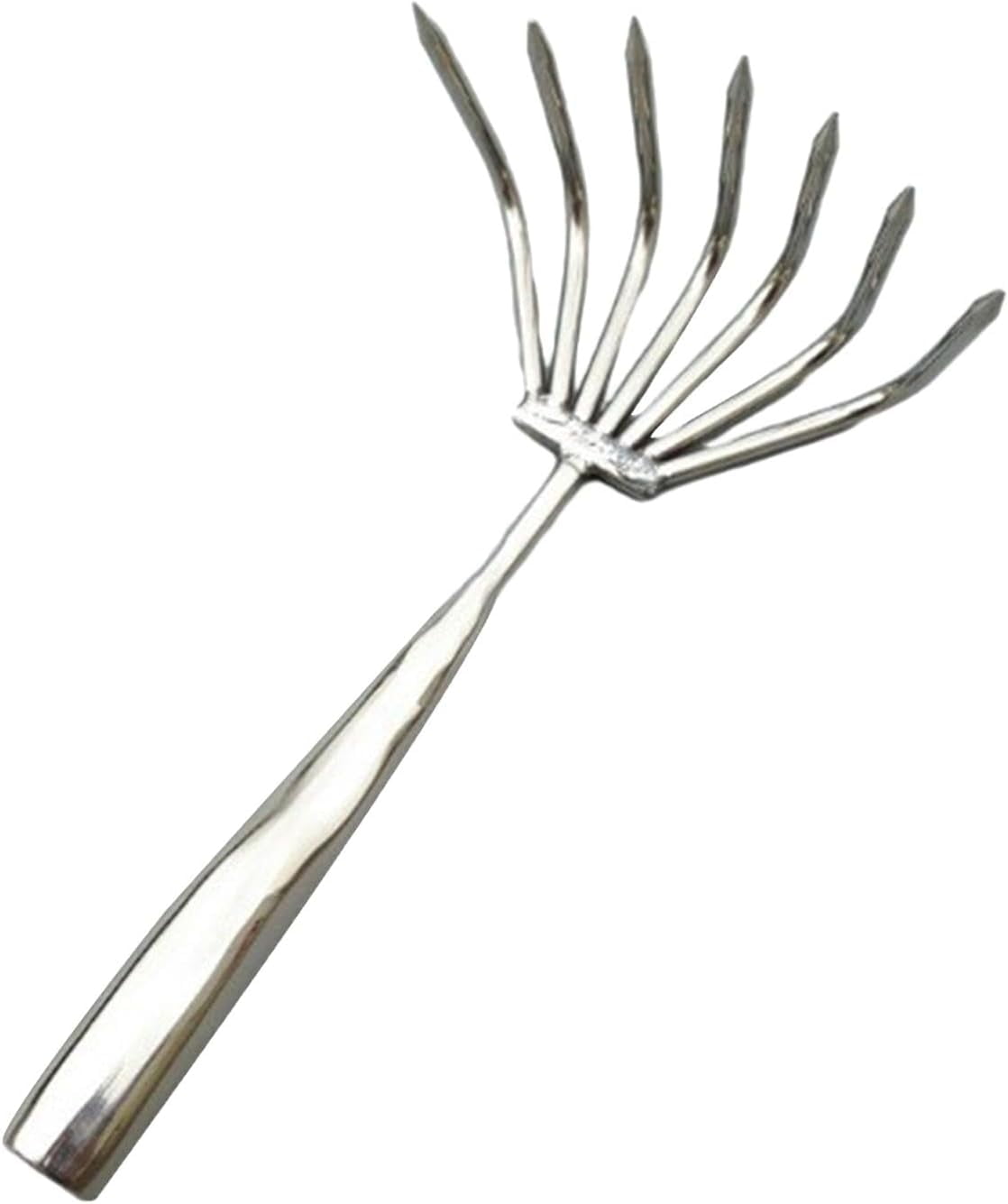 Stainless Steel Hand Rake Metal Shrub Rake Professional with Ergonomic ...